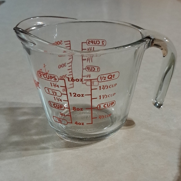 Anchor | Kitchen | Anchor 2 Cup 6 Ounce Glass Measuring Cup With Handle ...